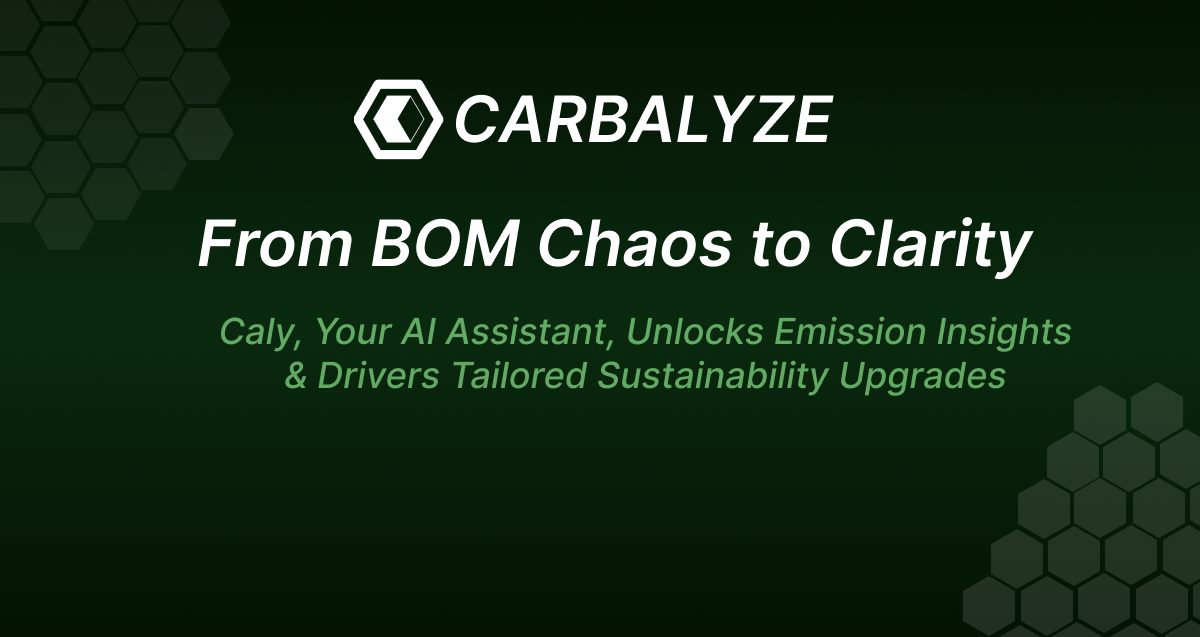Caly : AI Carbon Footprint Analysis Software [US/EU] | Carbalyze